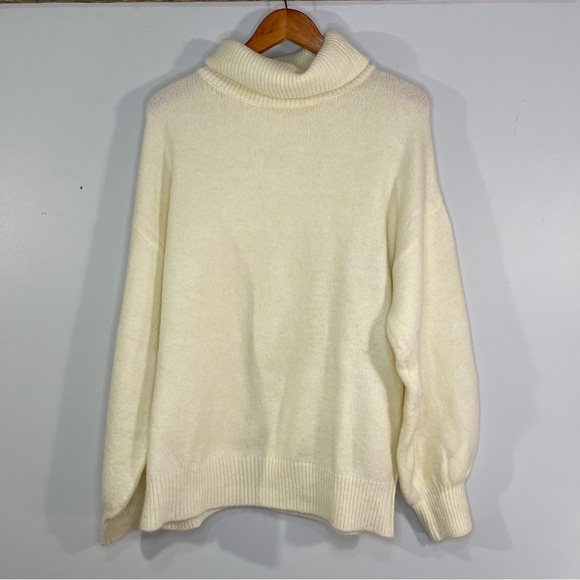 Primark | Sweaters | Primark Cream Cowl Neck Sweater Large | Poshmark